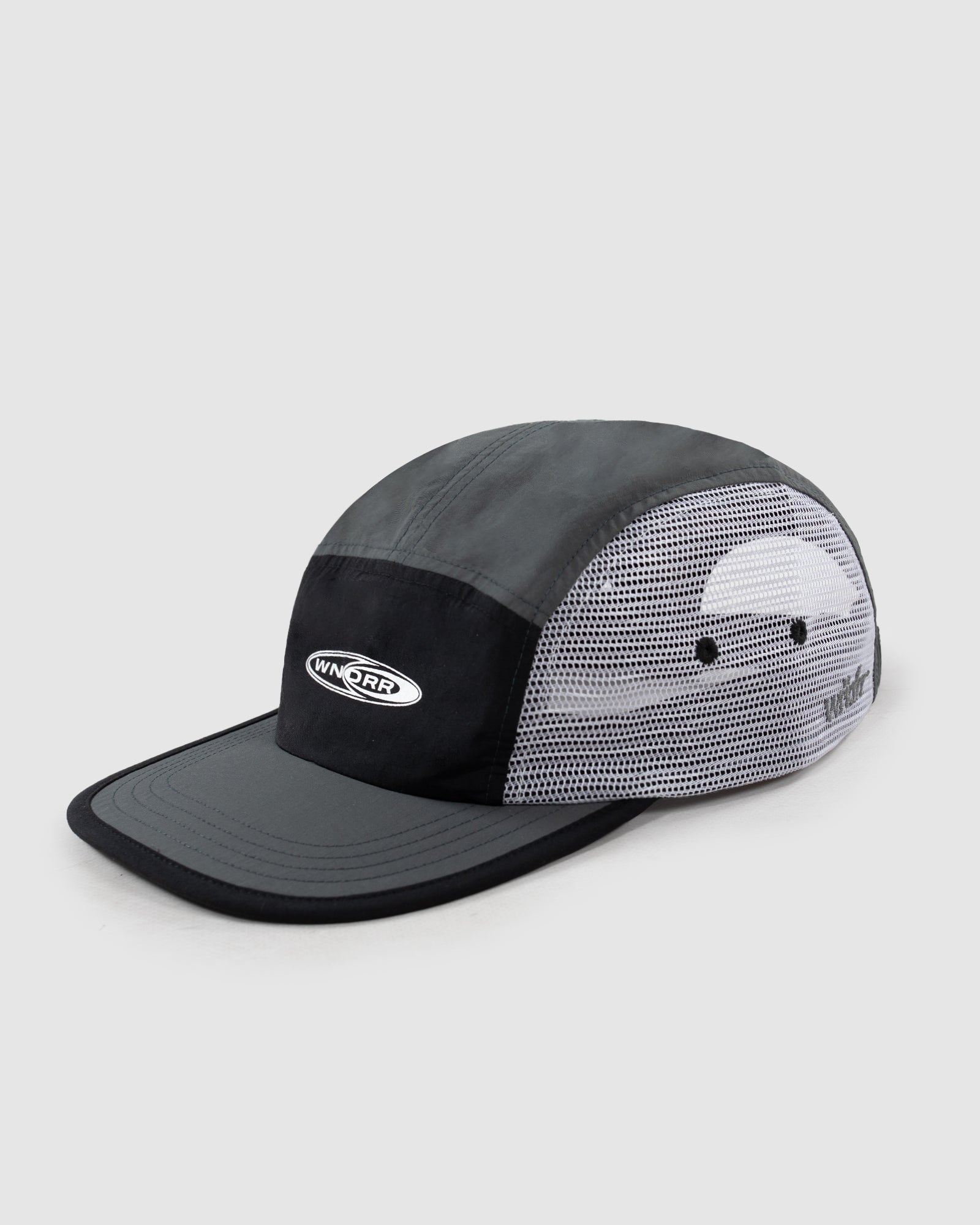 STATION 5 PANEL CAP - BLACK/GREY